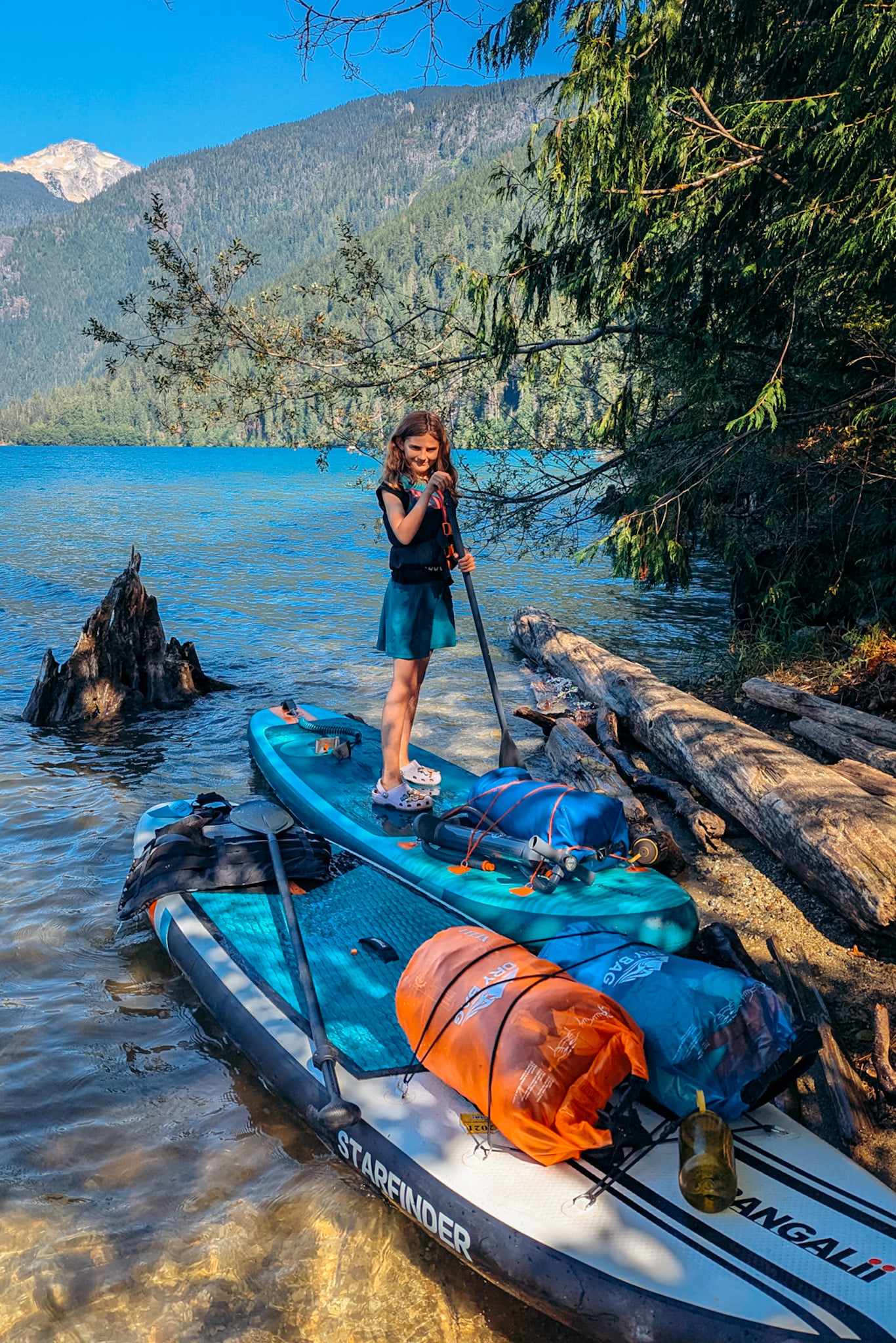 Paddle Camping in Washington with Kids