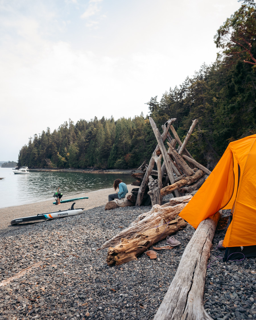 Beach Camping on Cypress Island in Washington - The Trekking Mama